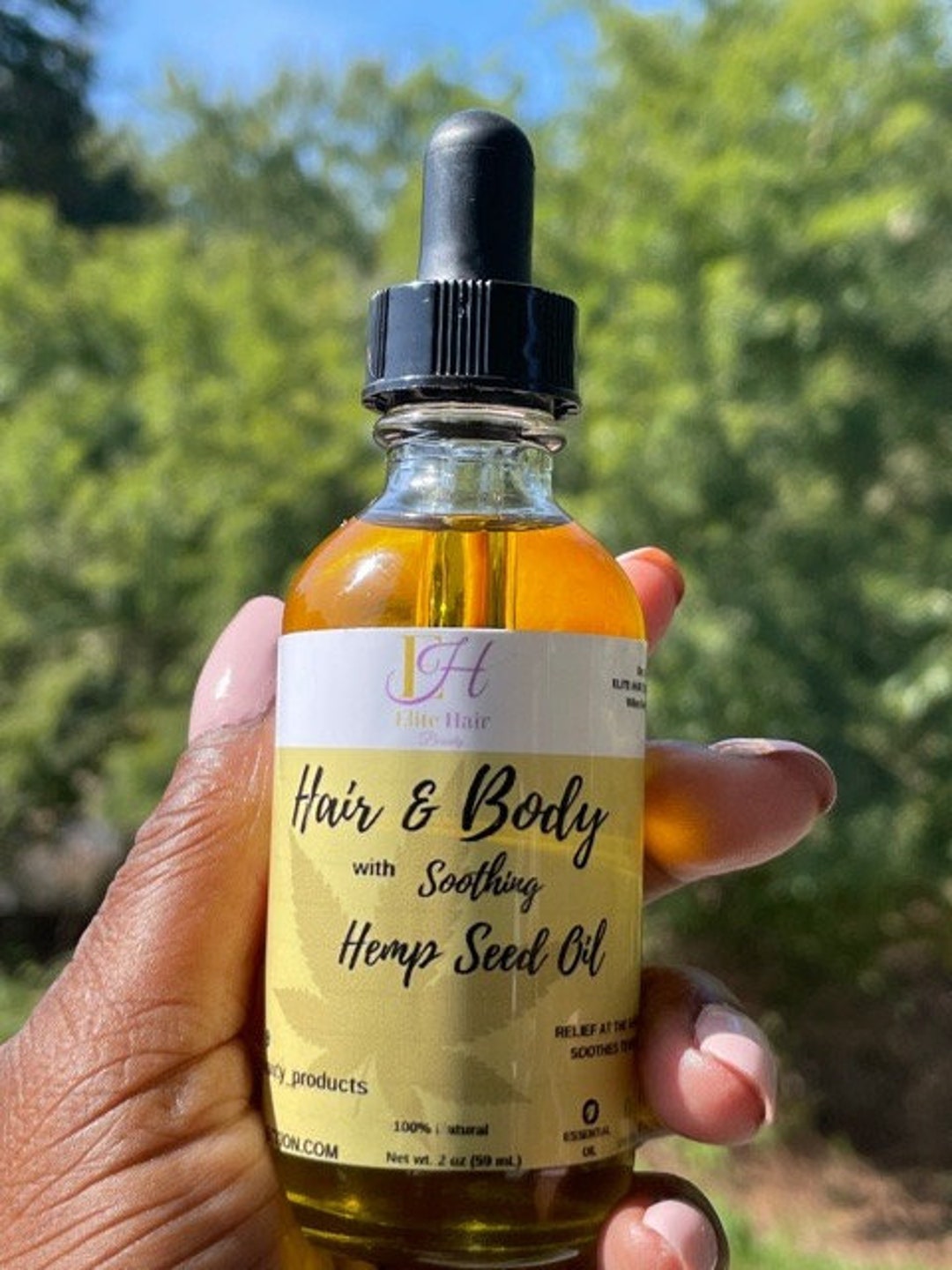 Hair Oil FAST Hair Growth Oil Hemp Oil Hair Growth Hair Loss Balding ...