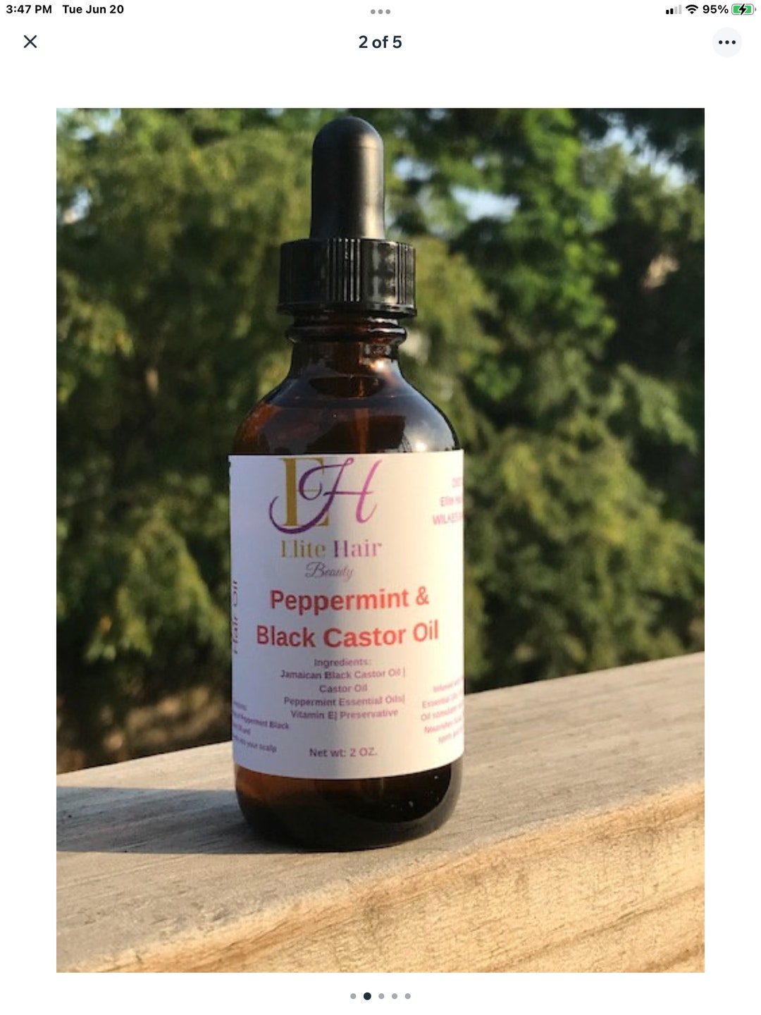 Hair Oil FAST Hair Growth Oil Serum Black Castor Oil Hair Growth Hair ...