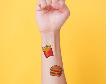 Fast Food Tattoos - Etsy