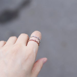 Kyrie Rosary Ring, 14k 18k Gold - Etsy