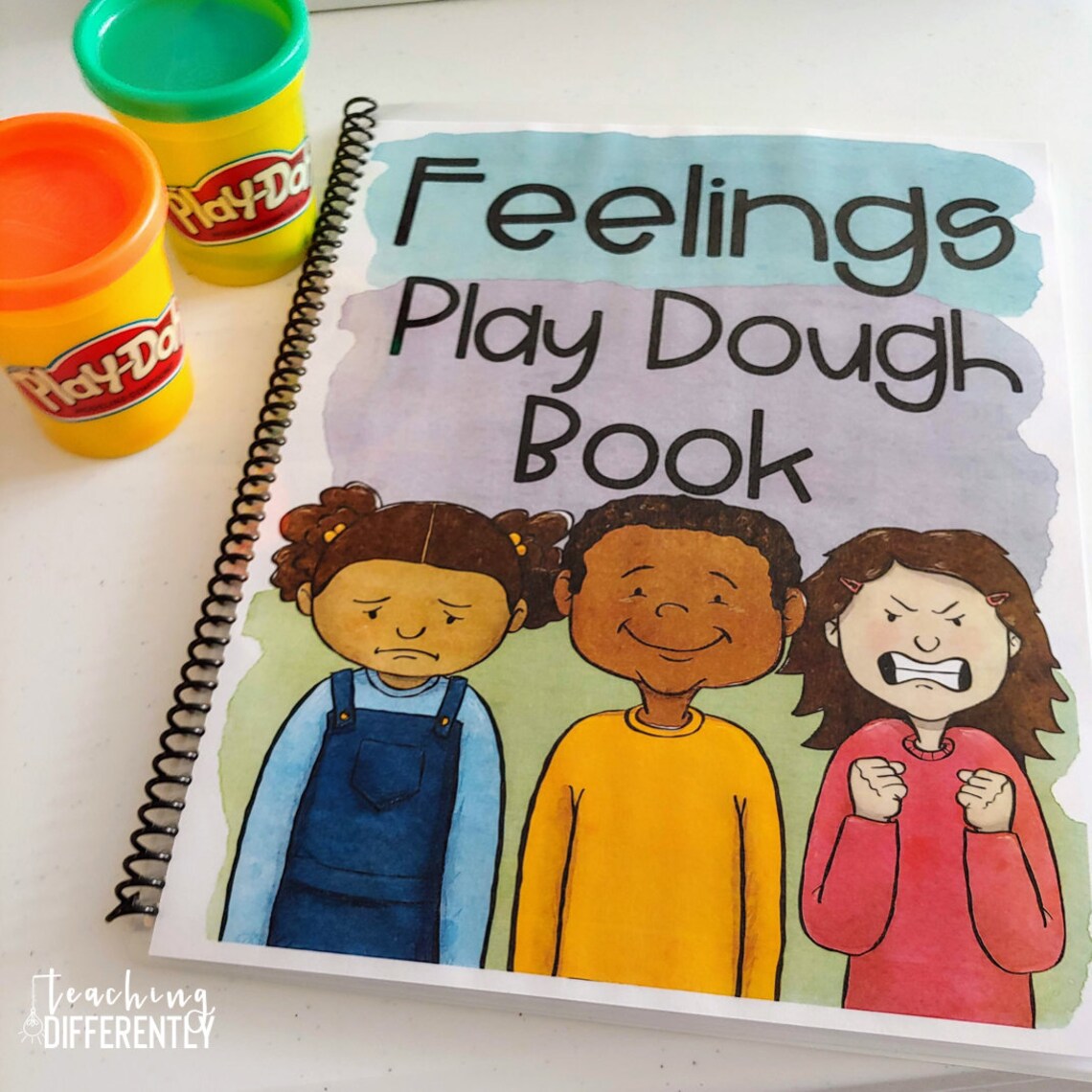 Emotions Play Dough Books Printables, Calm Down Corner, Calm Down Kit ...