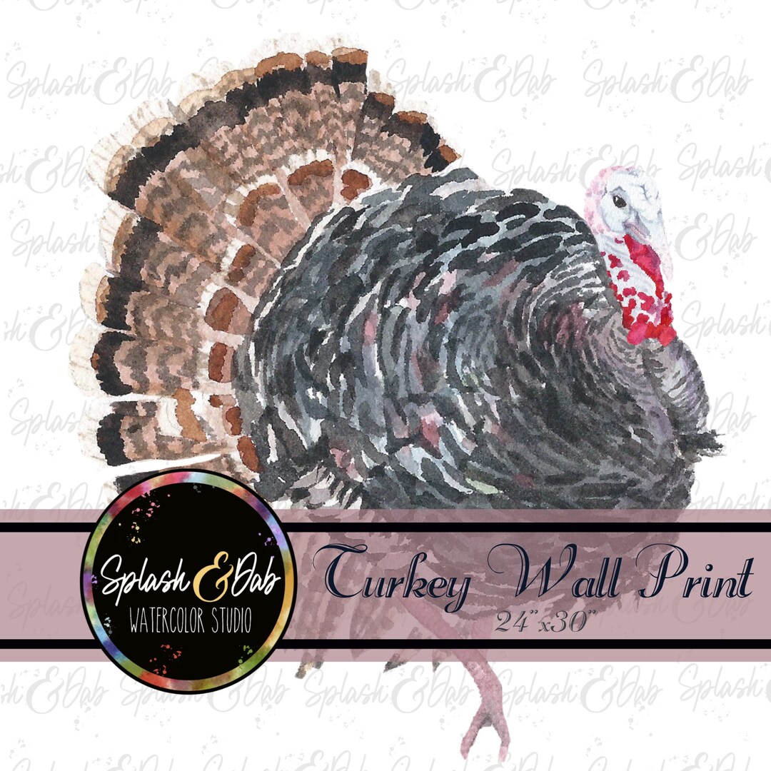 Fall Watercolor Clipartturkey Watercolor Thanksgiving - Etsy