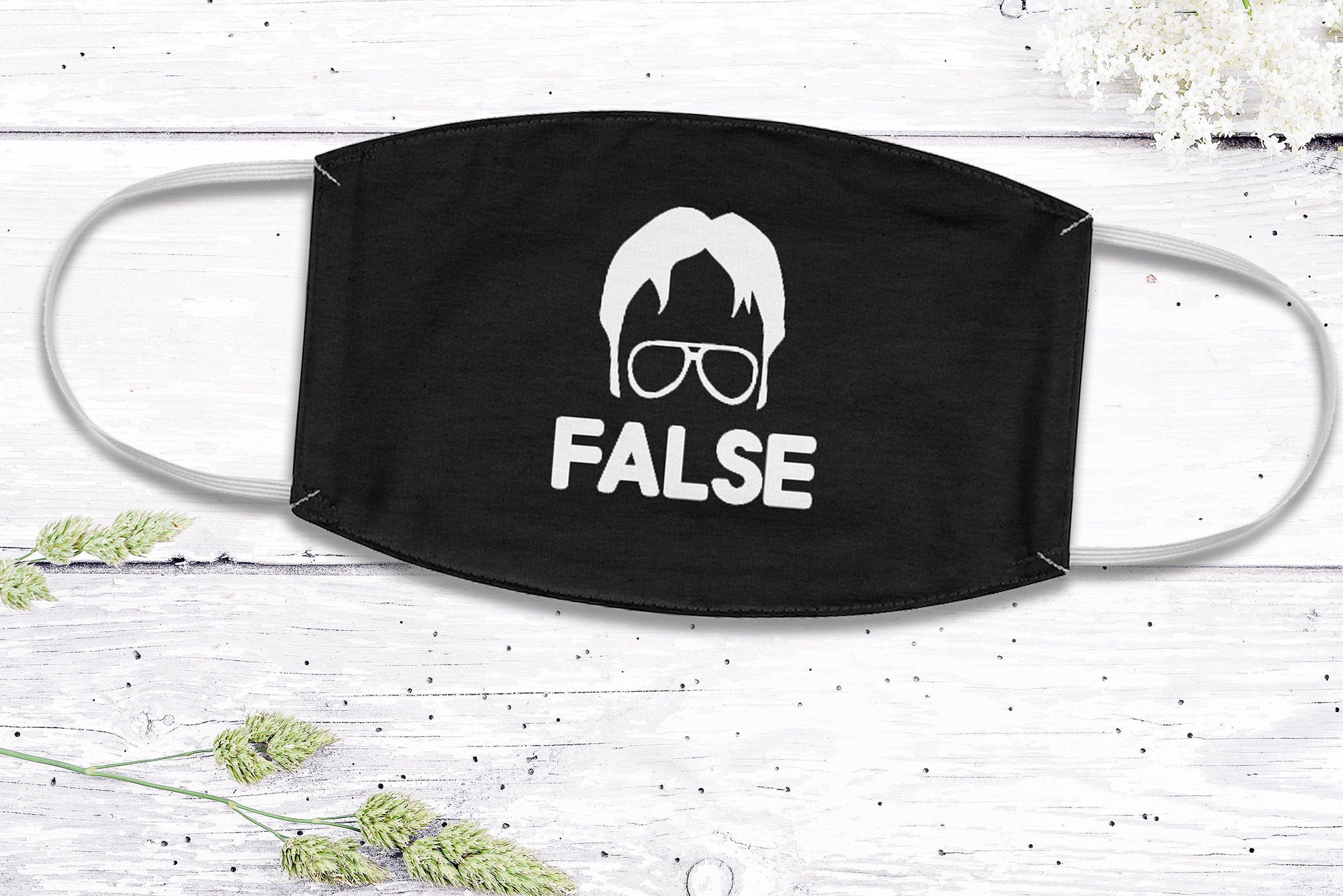 Dwight Schrute Mask Dwight Schrute Face Mask The Office | Etsy