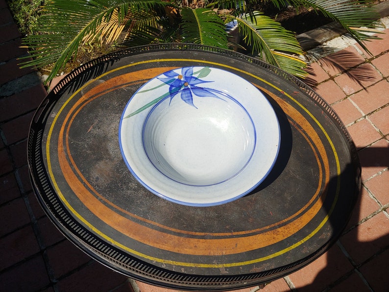 Beautiful Large Pottery Bowl Signed by Jay | Etsy