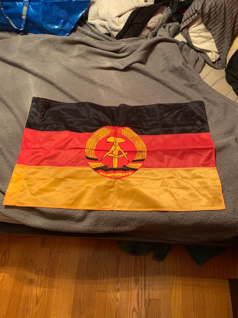 Vintage 1970s Original DDR Cold War East German Flag 23 High by 40 Wide ...