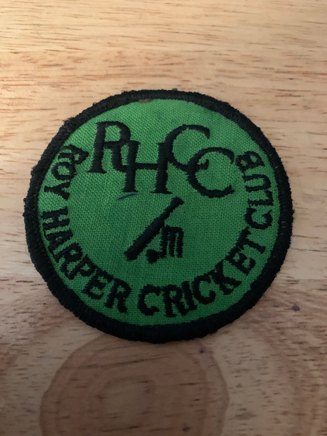 Vintage Cricket Club Patch - Etsy