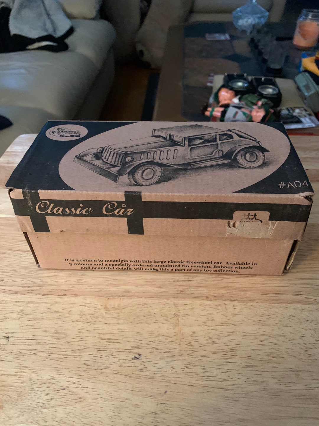 Vintage Reproduction Tin Hot Rod Red and Black Rubber Tires Made in ...