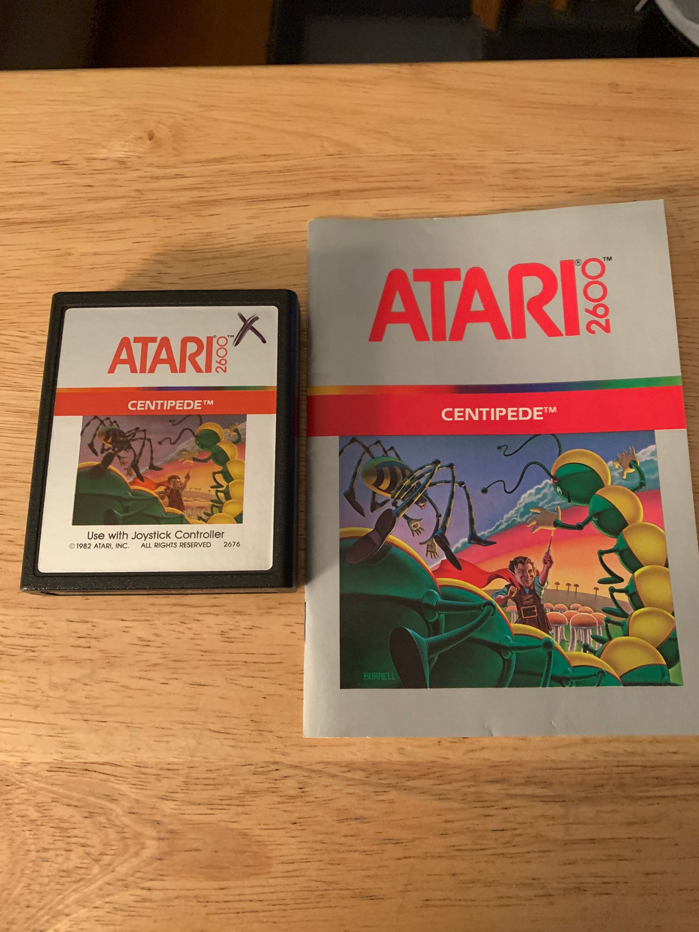 Vintage 1981 Atari 2600 haunted house game cartridge and manual mint ...