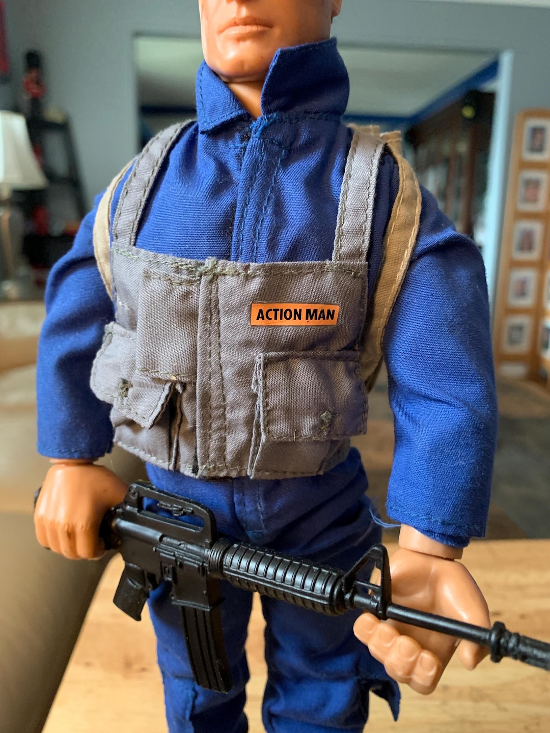 Vintage 1990s Hasbro Action Man 12 Inch Action Figure Fighting Soldier ...