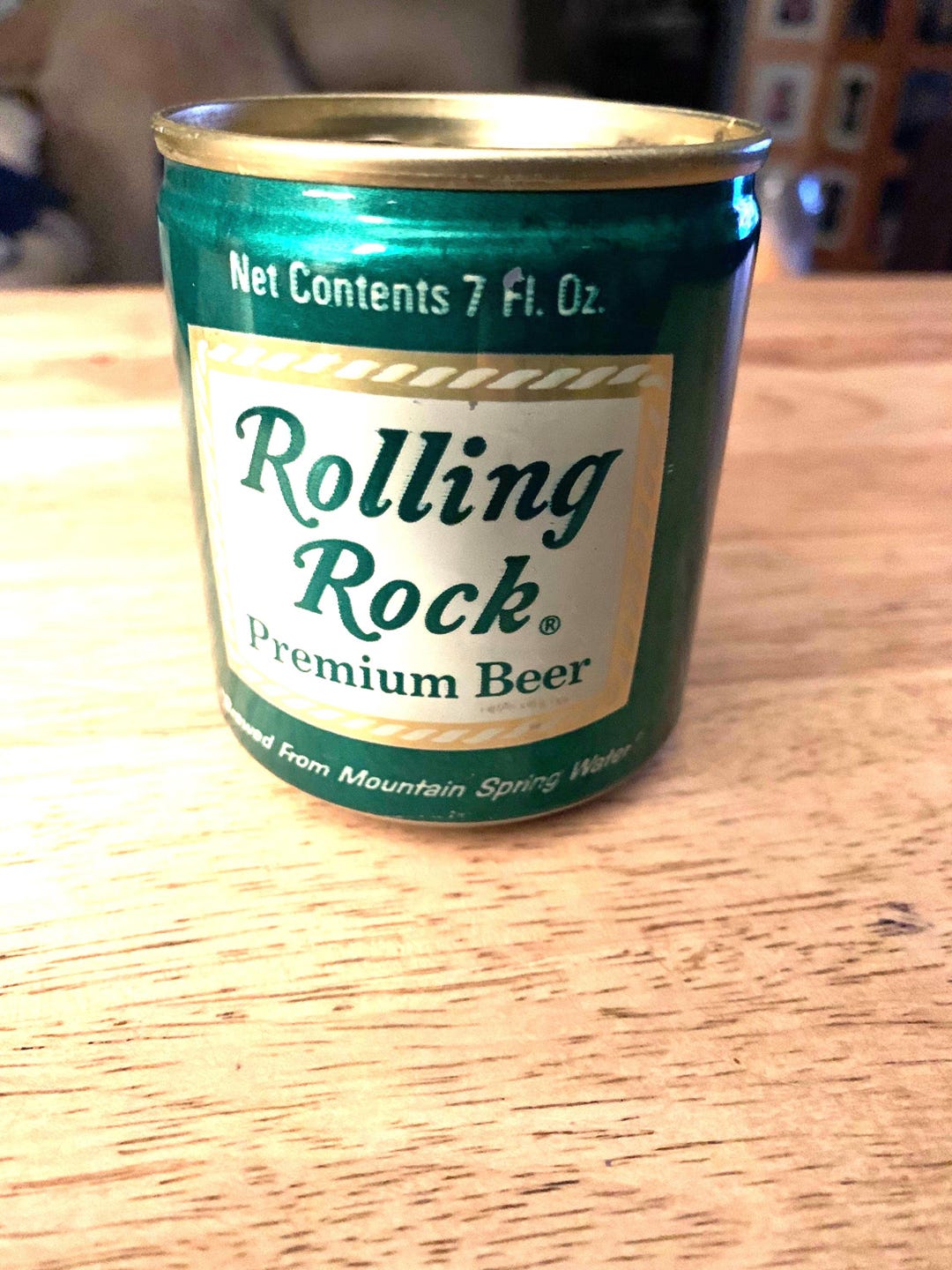 1970s Aluminum Pull Top Beer Can Rolling Rock 7 Ounce Mini Can - Etsy