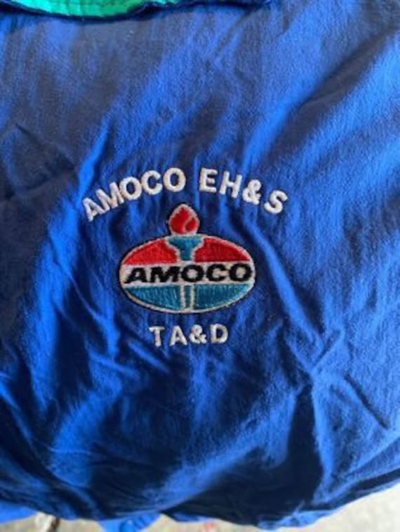 Vintage man’s Amoco gas station jacket size large no … - Gem