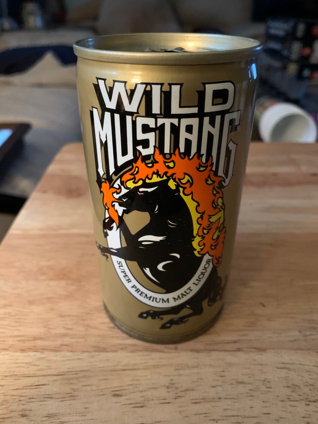 Vintage Wild Mustang Beer Can, 12 Oz, Pull Tab Top - Etsy