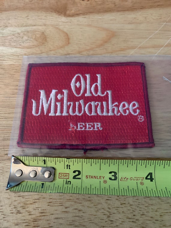 Vintage 1970s old Milwaukee beer patch - Gem
