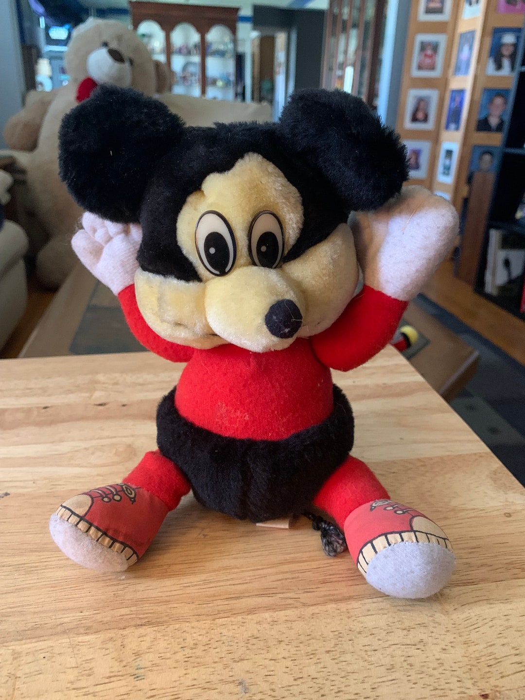 Vintage Late 60s Mickey Mouse Plush Nice Shape - Etsy
