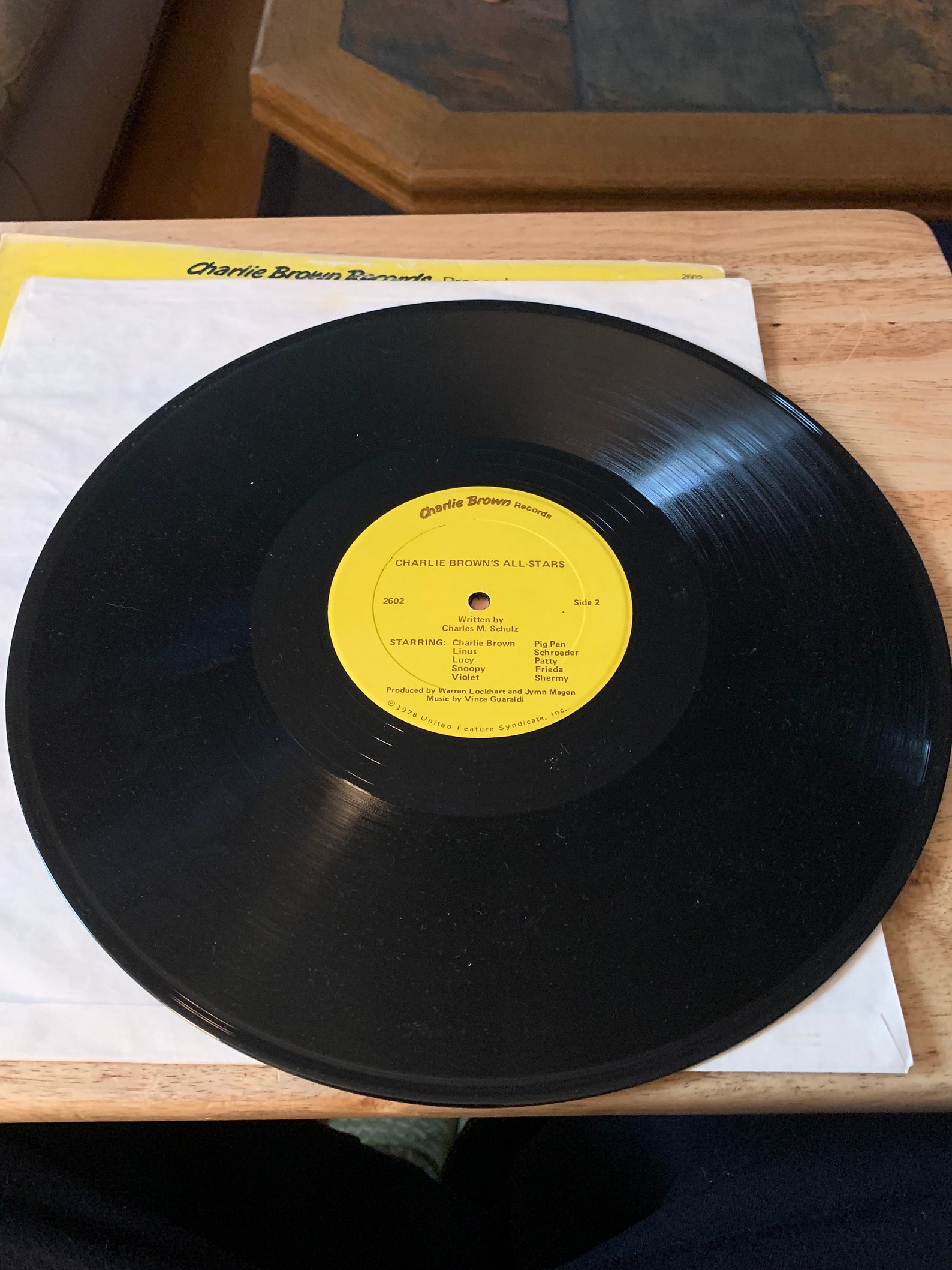 Vintage 1978 United Feature Syndicate Charlie Brown’s All Stars Vinyl ...