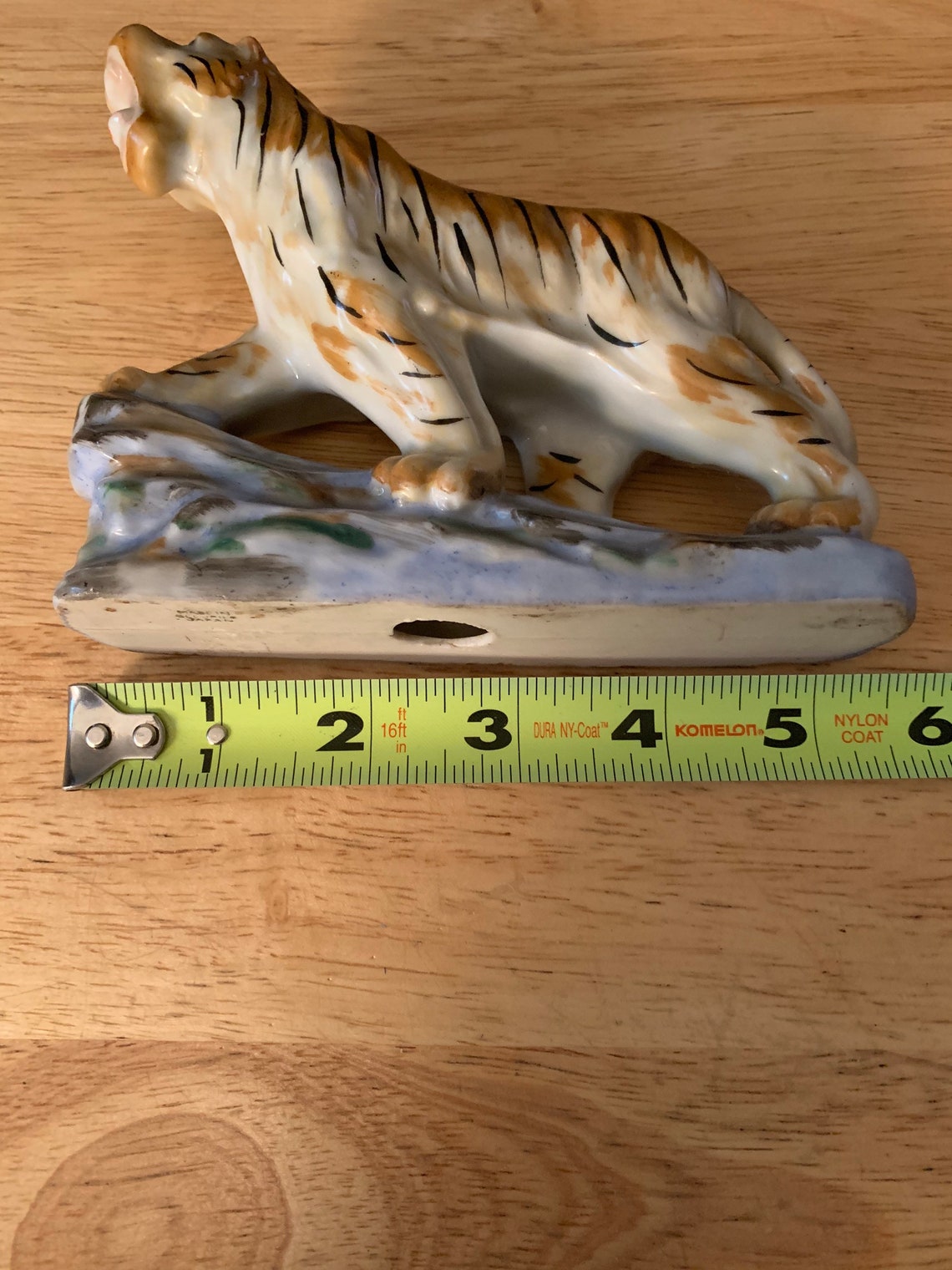 Vintage Ceramic Glazed Tiger Figure No Cracks or Chips Nice Colors - Etsy