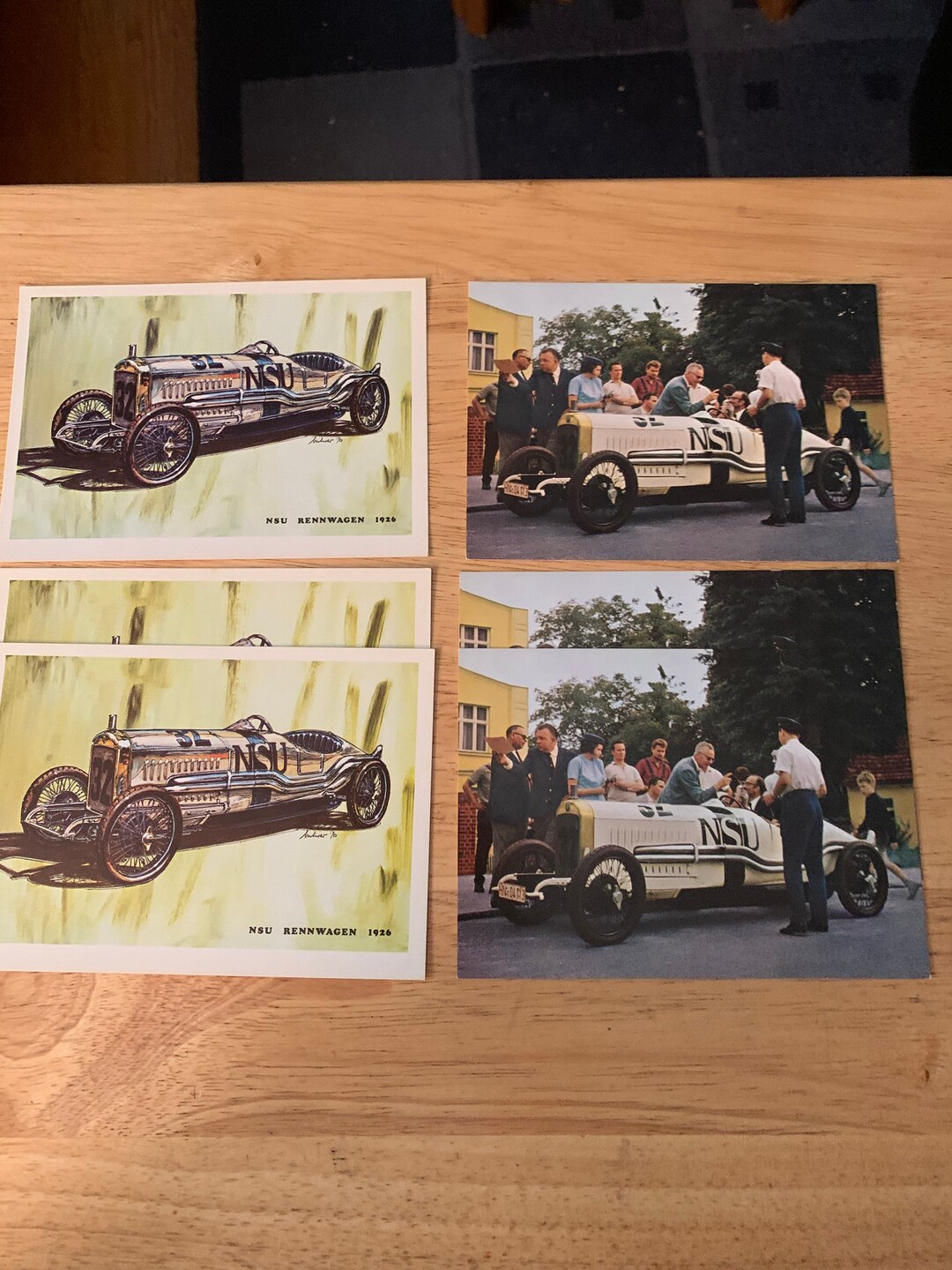 6 Vintage Car Postcards From Audi Plant in Germany New Old Stock - Etsy