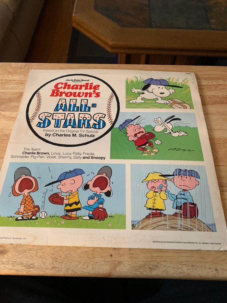 Vintage 1978 United Feature Syndicate Charlie Brown’s All Stars Vinyl ...