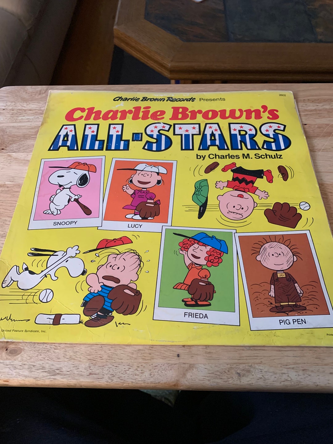 Vintage 1978 United Feature Syndicate Charlie Brown’s All Stars Vinyl ...
