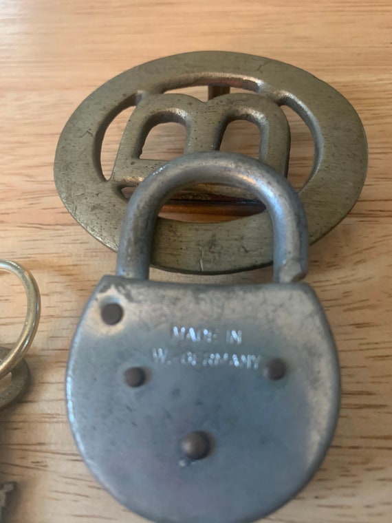 Vintage Small Lock With Two Keys Works Made in West Germany | Etsy
