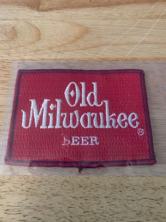 Vintage 1970s old Milwaukee beer patch - Gem