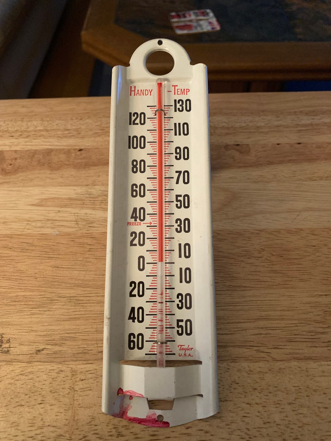 Vintage 1960s Thermometer Metal Made by Taylor USA Display Only - Etsy
