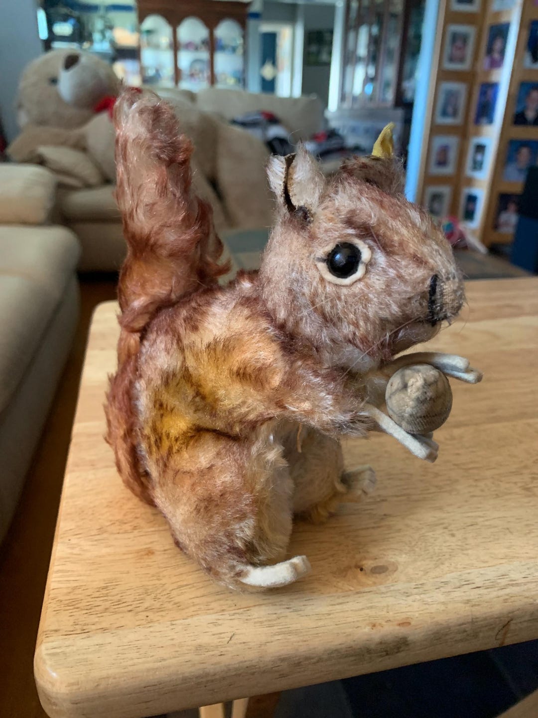 Vintage 1960s Steiff Perri the Squirrel 6 Inches Tall, Complete With ...