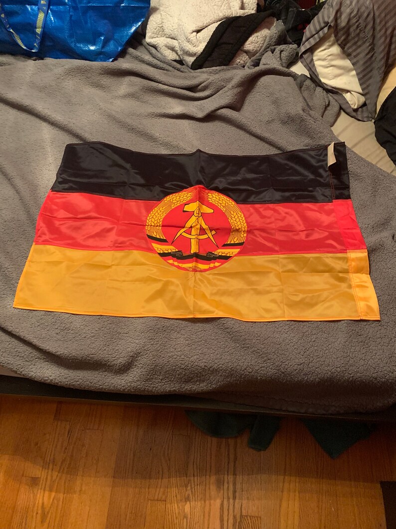 Vintage 1970s Original DDR Cold War East German Flag 23 High by 40 Wide ...
