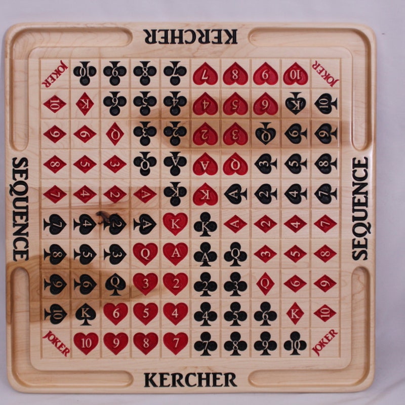 Sequence Game Board - Etsy