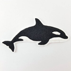 Orca Killer Whale Patch Iron-on Applique - Etsy