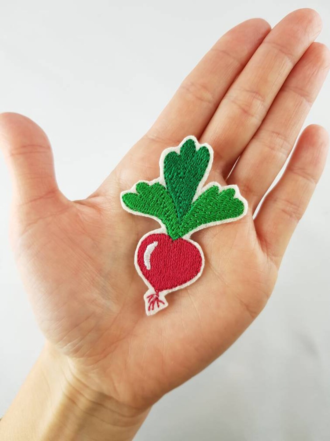 Radish Radish Iron-on Patch Appliqué - Etsy