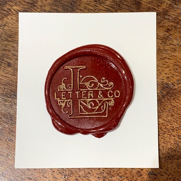 Large Initial Stamp - Etsy