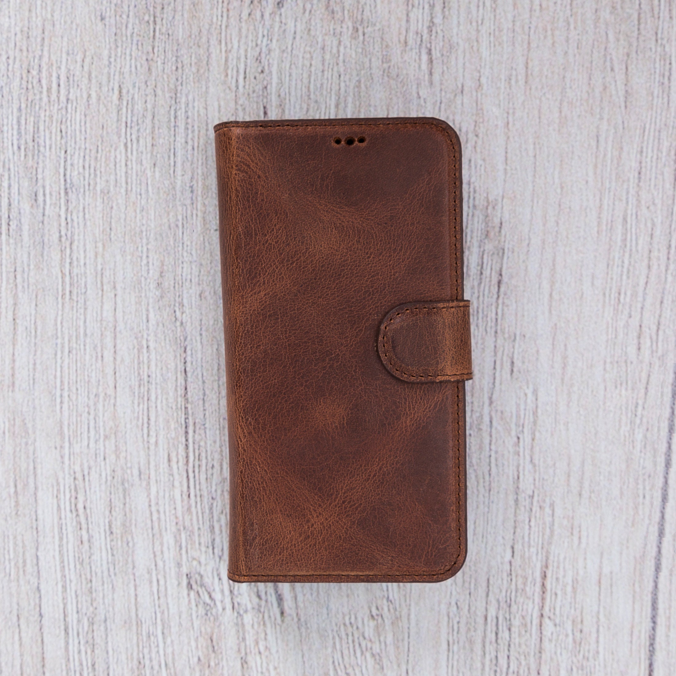 Iphone 12 Pro Leather Bifold Wallet Leather Iphone 12 Case - Etsy