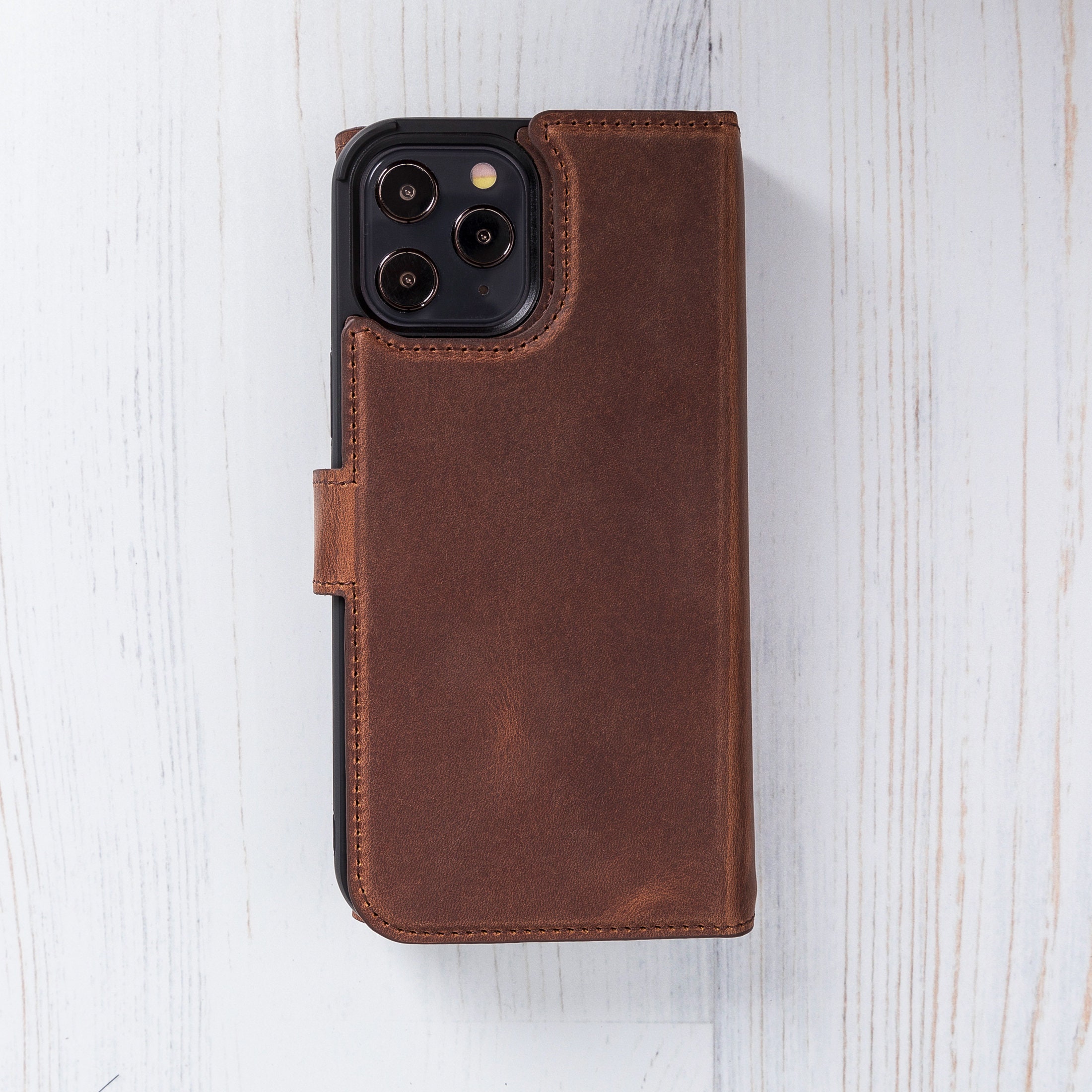 Iphone 12 Pro Max Leather Case Personalized Wallet | Etsy