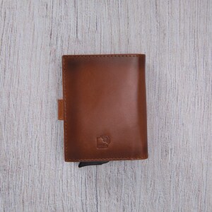 Mechanism Wallet - RFID Blocker - Personalized Full Grain Leather Case ...