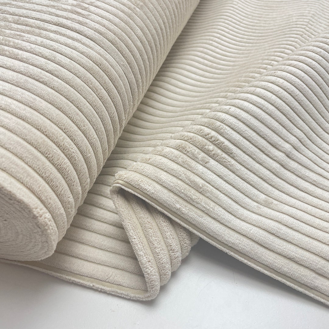 Velvet Cord Fabric Swafing Wanja Light Beige - Etsy