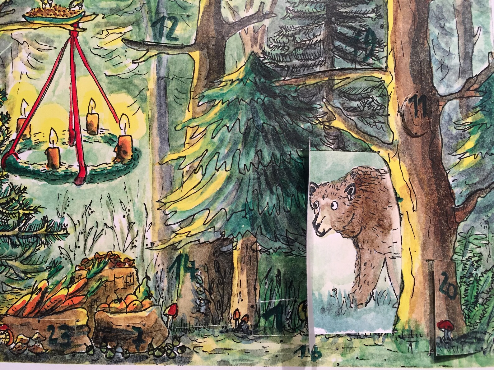 Advent Calendar Animals of the Forest - Etsy