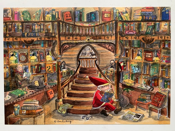 Advent Calendar Library II | Etsy