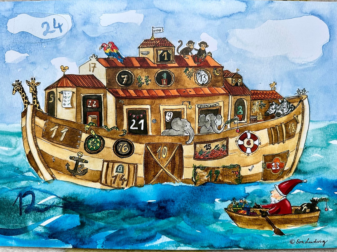 Advent Calendar Noah's Ark - Etsy