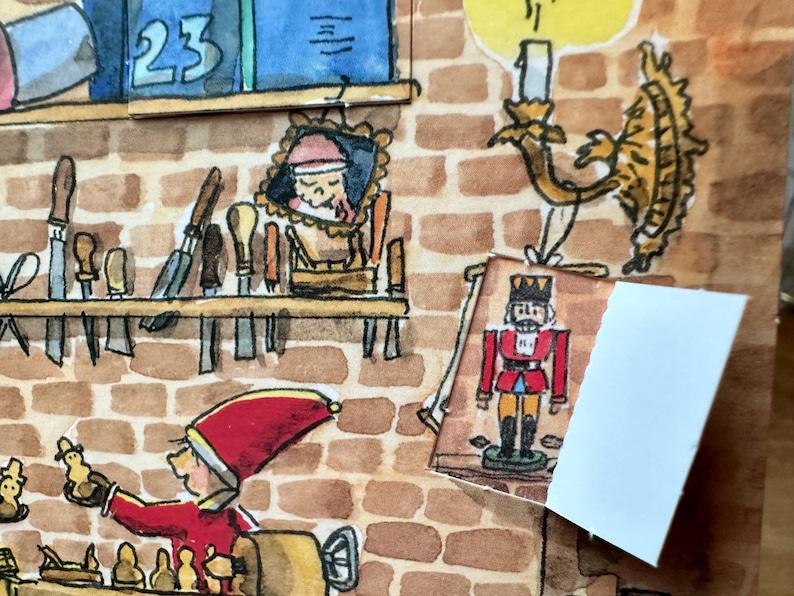 Advent Calendar Santa‘s Elves Workshop (christmas Traditions) - Etsy