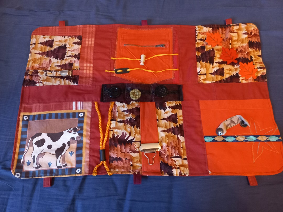 Nesting Blanket With Lots of Details for People With Dementia, Handmade ...