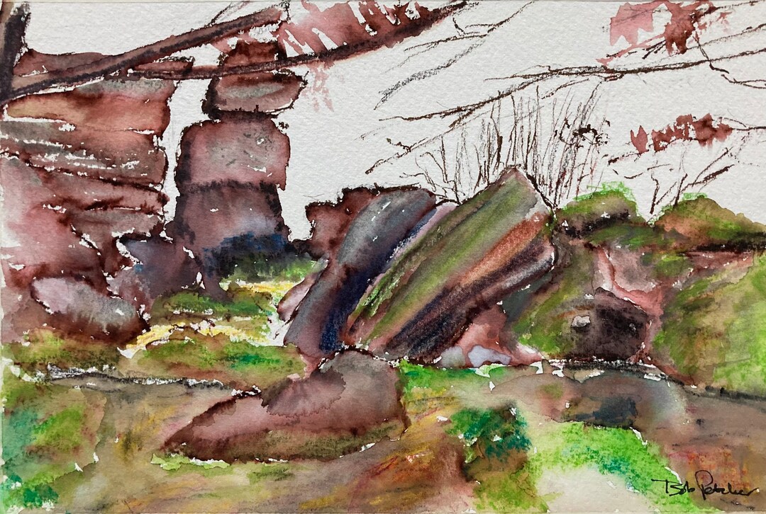 Brimham Rocks - Fine Art Print - Etsy