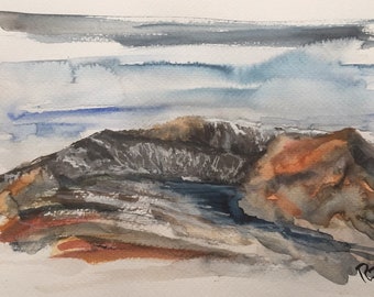 Helvellyn Painting | Etsy