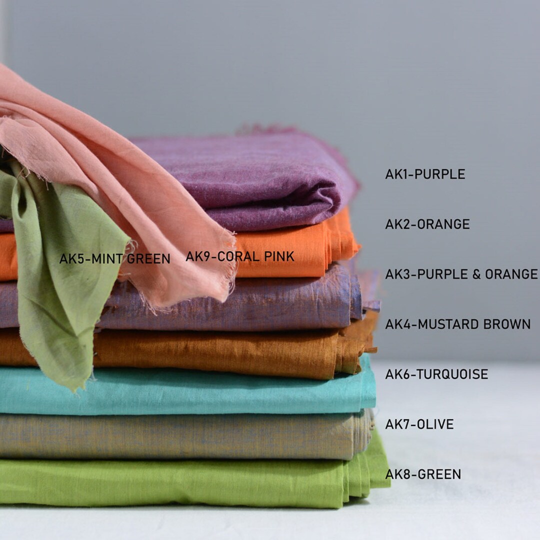 Cotton Solid Yarn Dyed Fabric | Warp & Weft Same/cross Color | Price ...