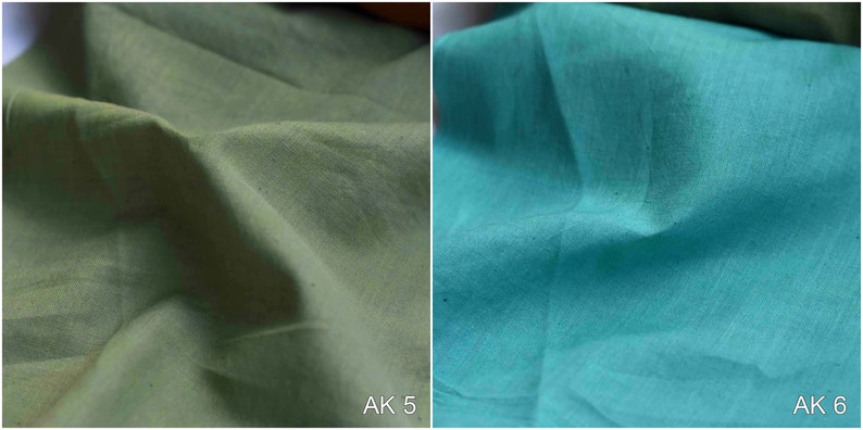 Cotton solid Yarn Dyed Fabric Warp & Weft same/Cross Color | Etsy