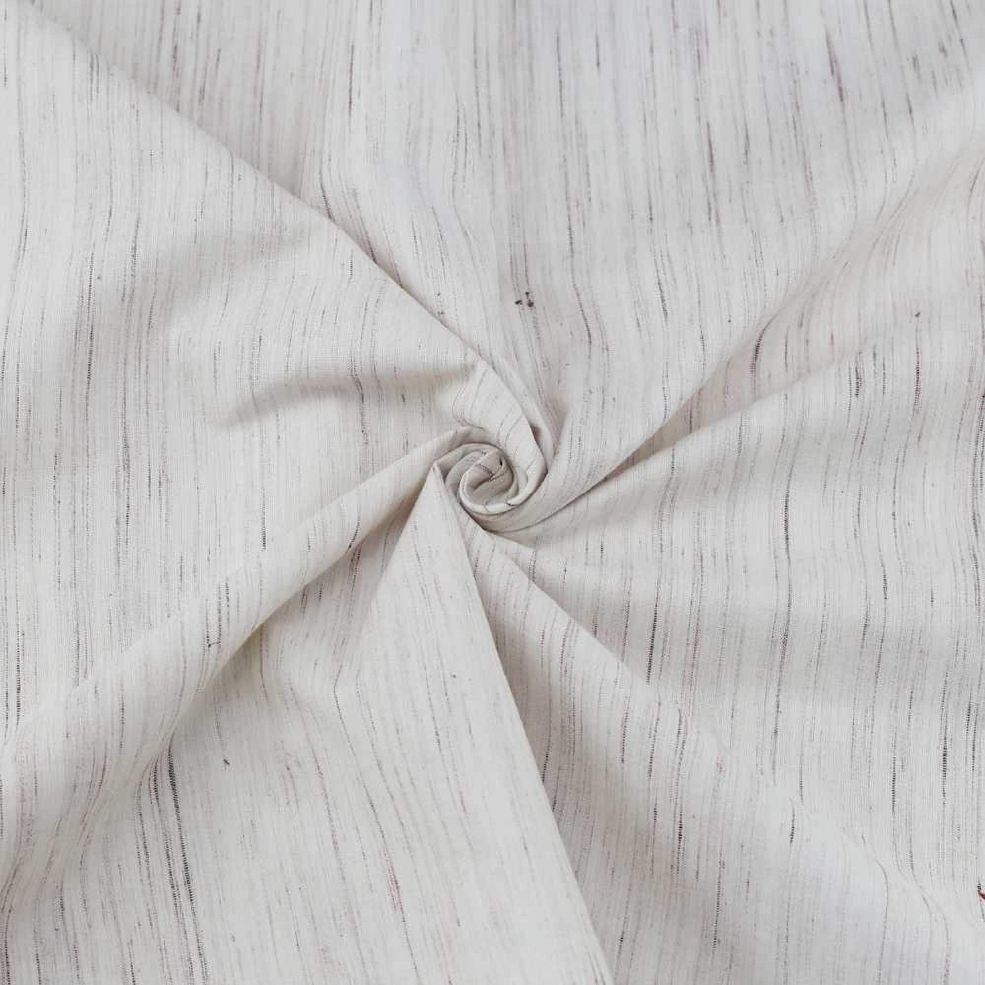 Buy Handspun Cotton Khadi Fabric | Design-stripes & Slub | Gsm-70-350 ...