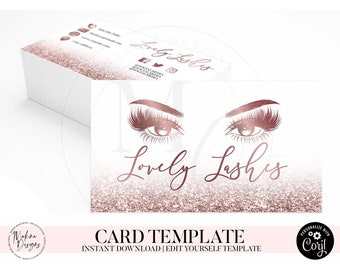 Lash business card | Etsy