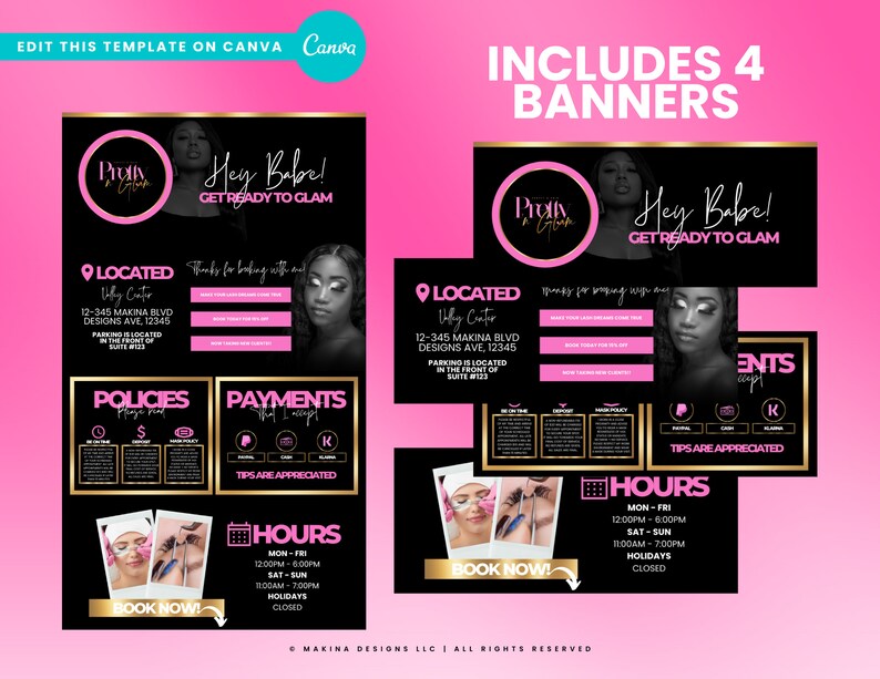 DIY ACUITY WEBSITE Template Edit on Canva Acuity Booking - Etsy