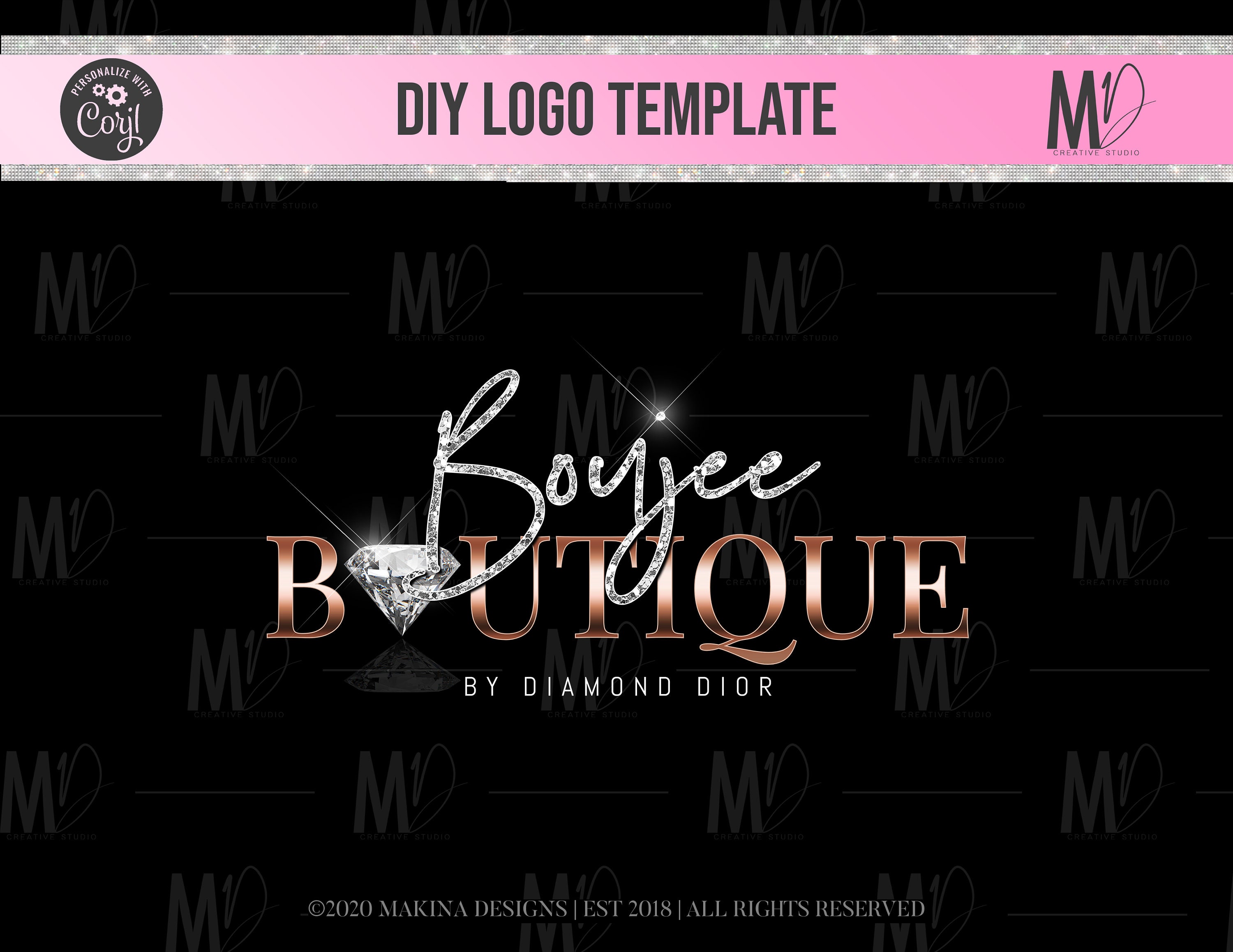 DIY logo template Boutique Logo Design Paper Graphic Design etna.com.pe