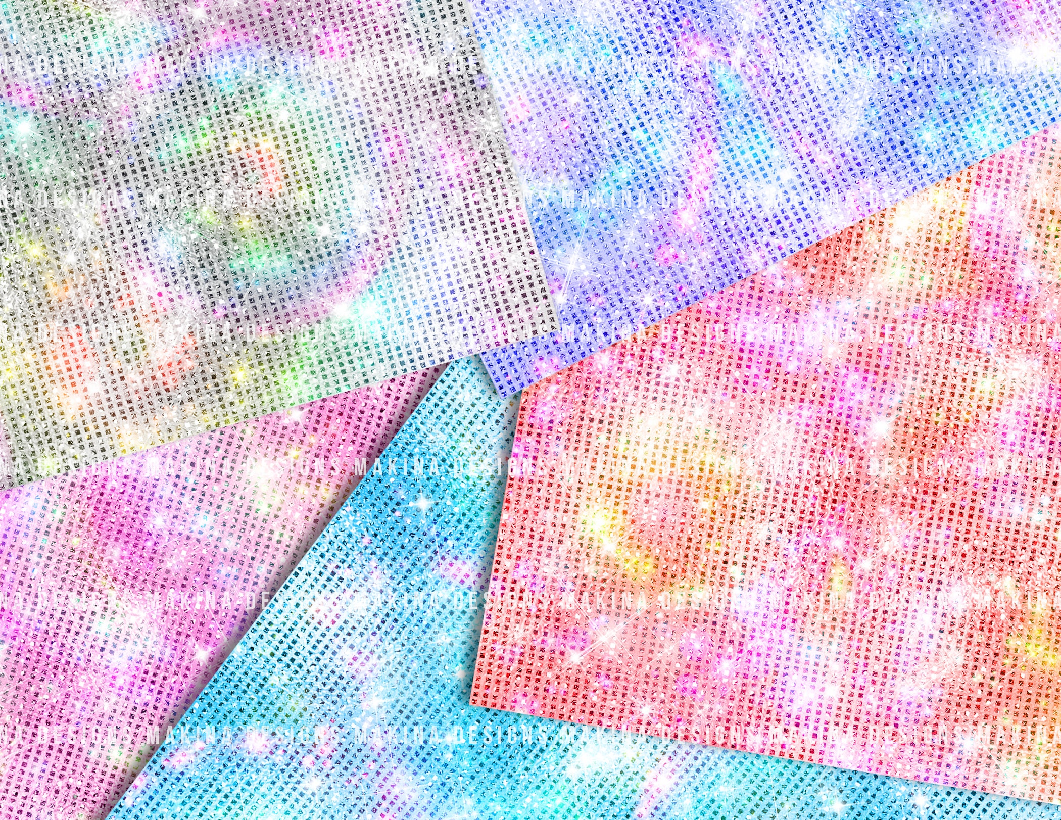 GLAM DIGITAL PAPER Glam Textures Glitter Textures Diamond - Etsy
